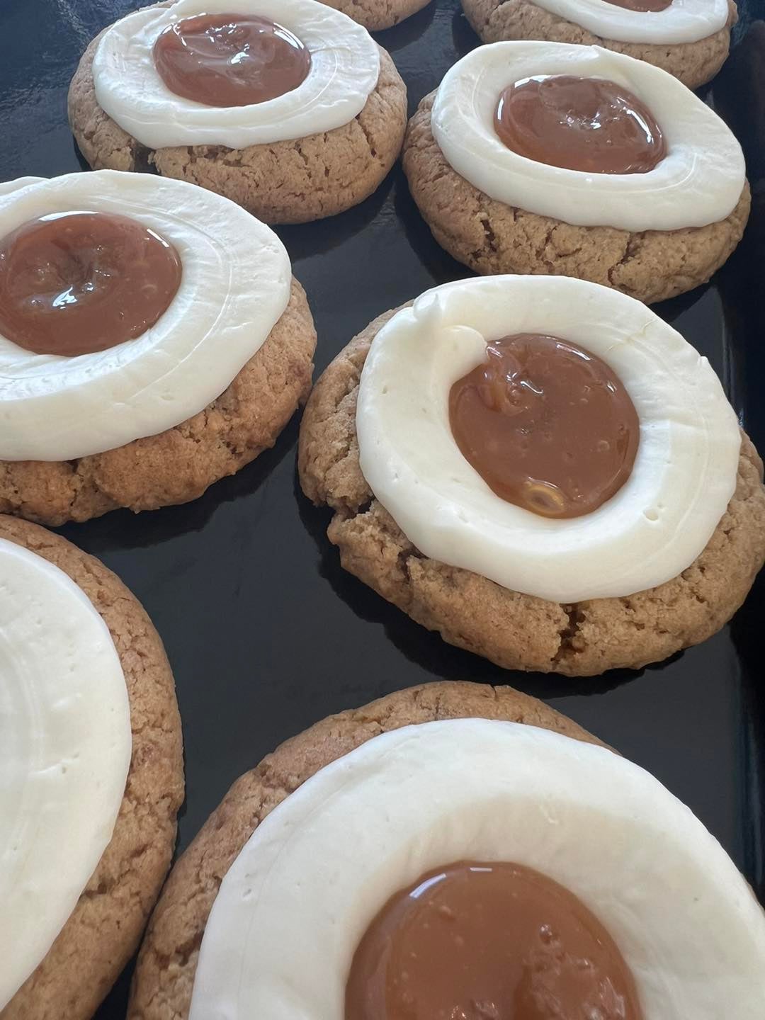 Salted Caramel Cheesecake Cookies 1/2 dozen | Sweets by Morgan