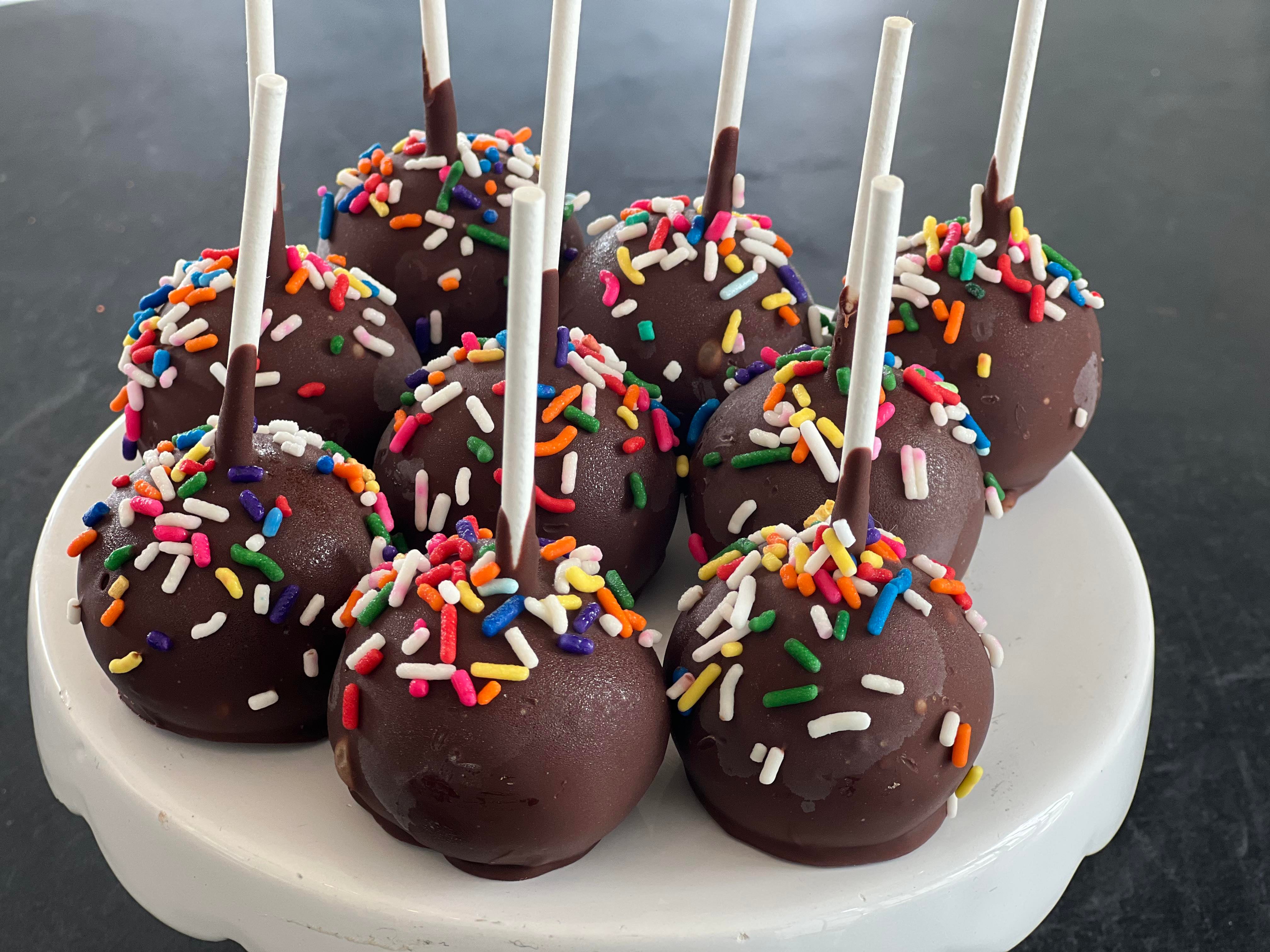 Double Chocolate Cake Pops (1 dozen) | Sweets by Morgan