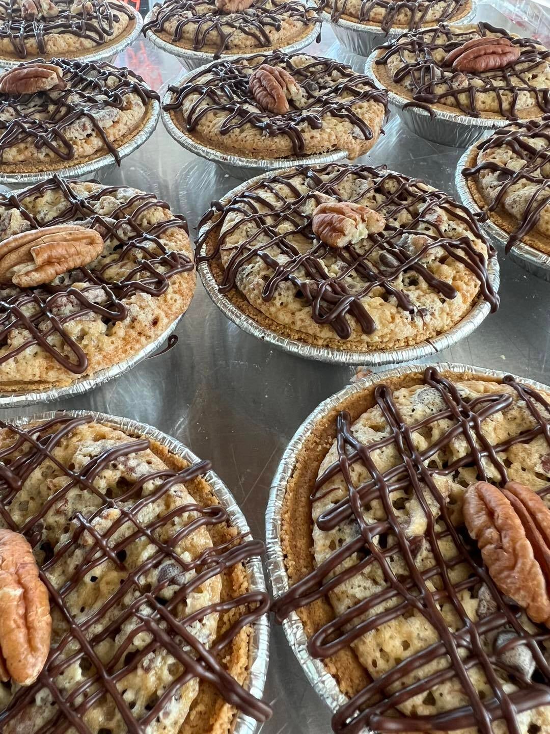 Mini Chocolate Bourbon Pecan Pies (1/2 dozen) | Sweets by Morgan
