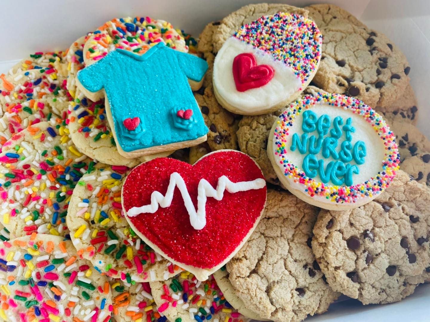 Nurse Appreciation Cookie Box (large) | Sweets by Morgan