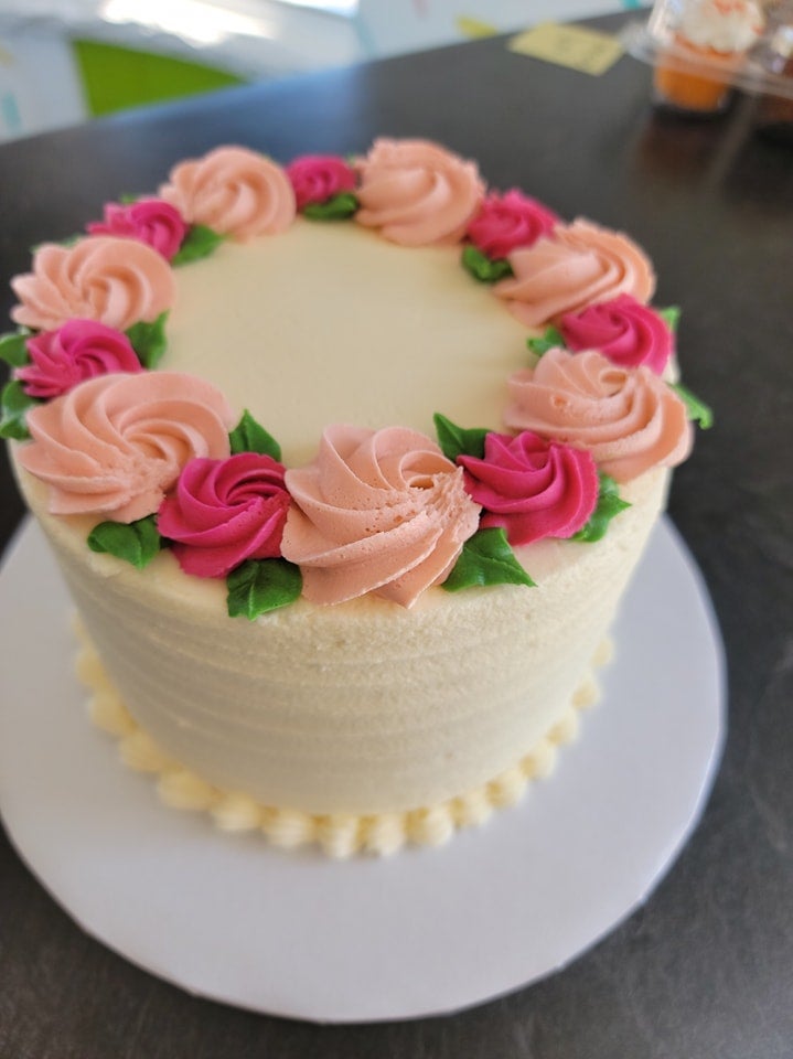 Dual Tone Rose Cake | Sweets by Morgan