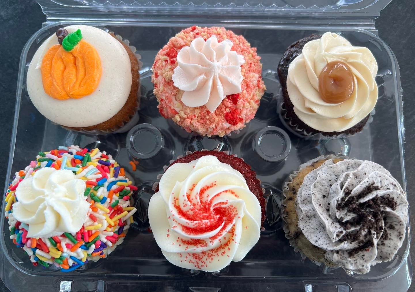 6 pack assorted cupcakes | Sweets by Morgan