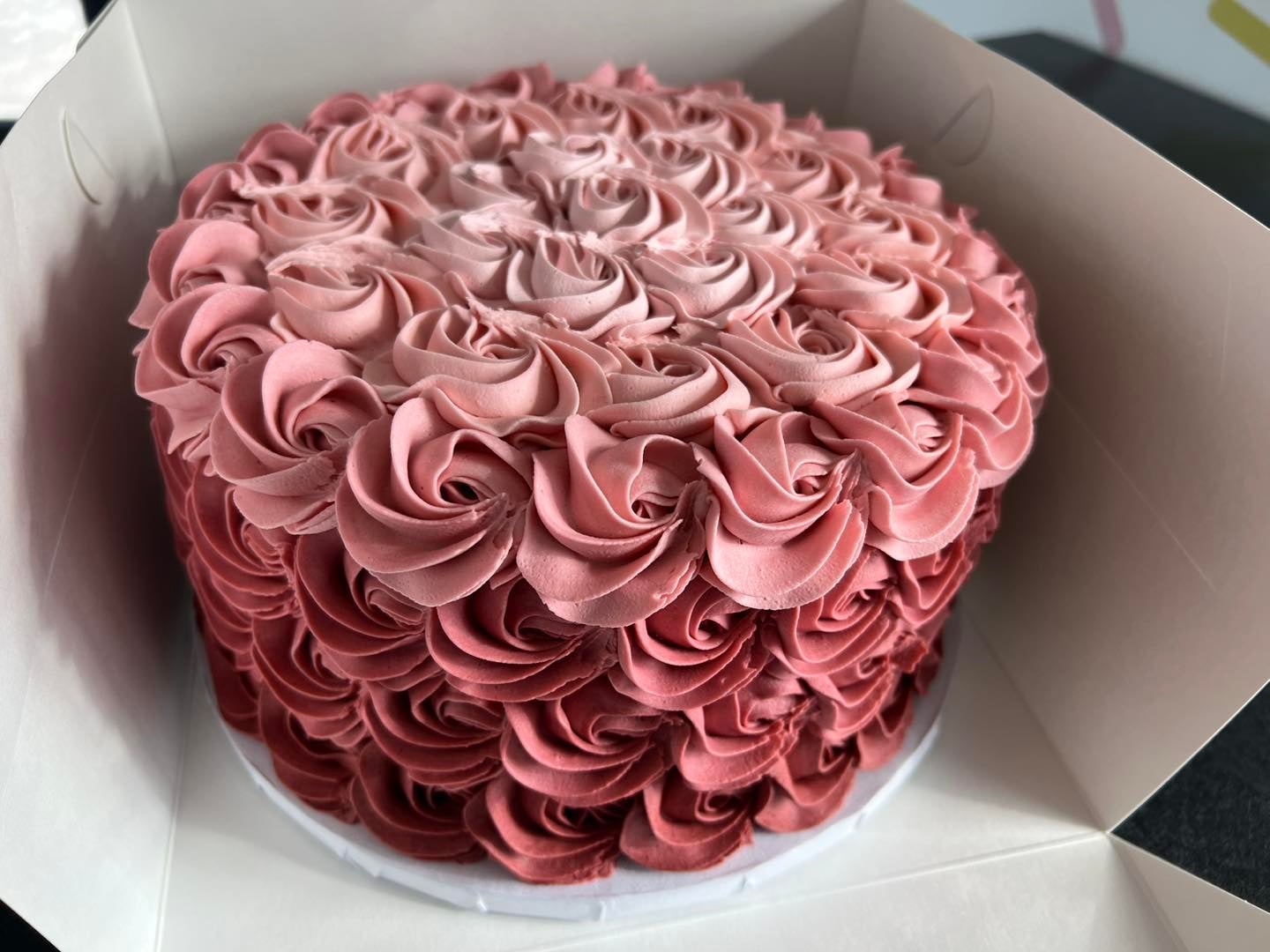 Ombre Rosette Cake Sweets By Morgan