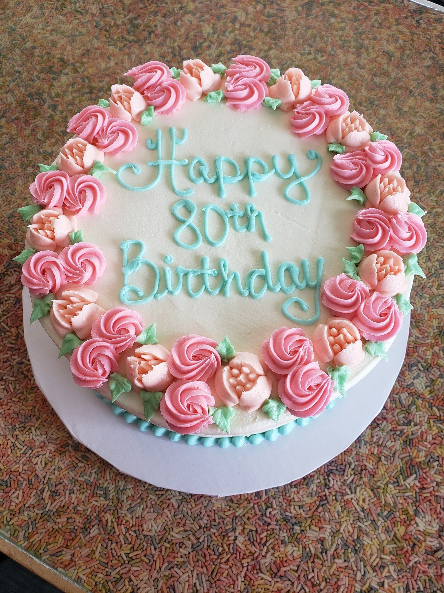 Russian Floral Tip Cake | Sweets by Morgan