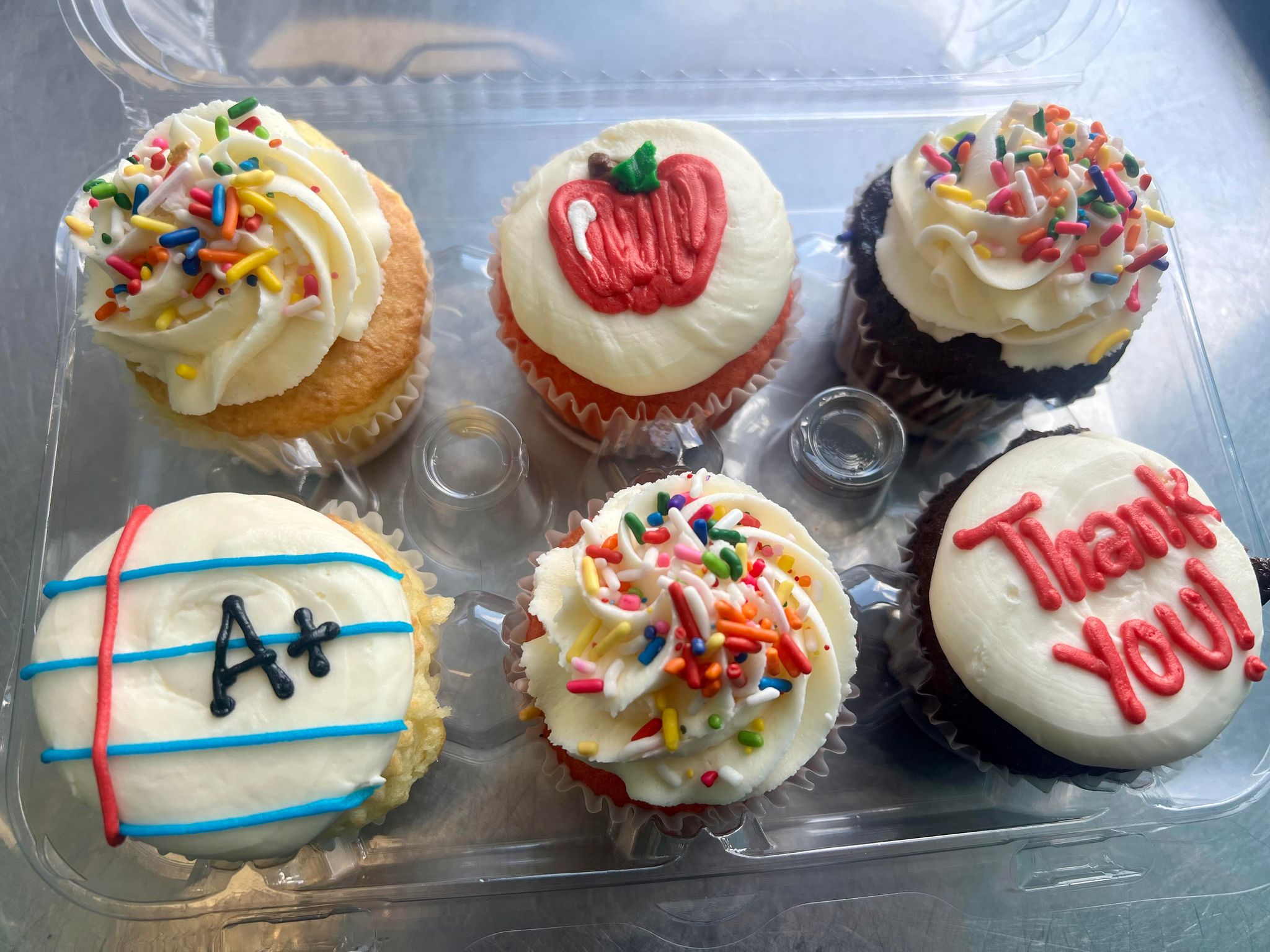 Teacher Appreciation Cupcakes (1/2 dozen) | Sweets by Morgan